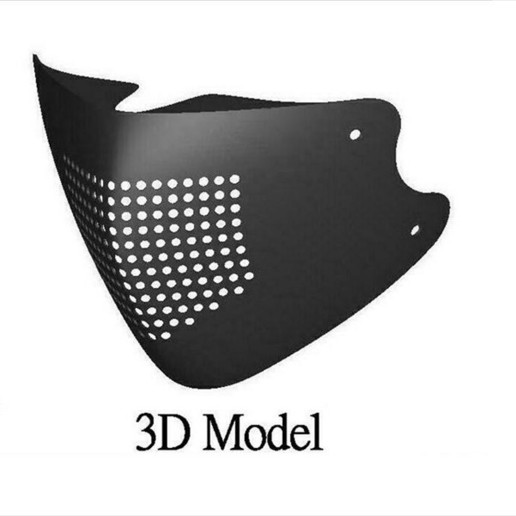 Download STL file 3D Mask（2 Type） • Template to 3D print ・ Cults