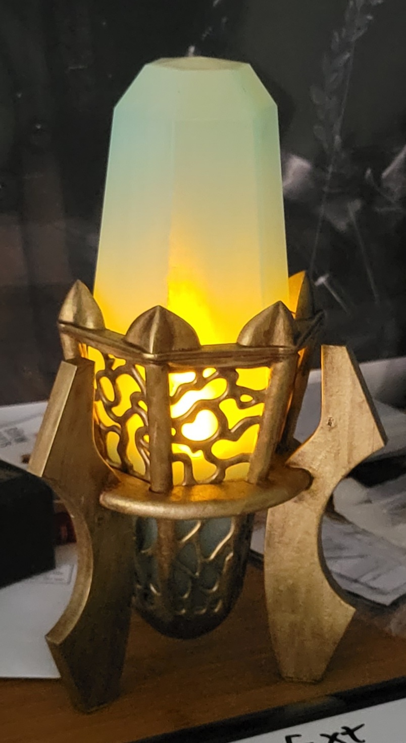 3D print Mana Crystal Lamp • made with Longer Orange 4K・Cults