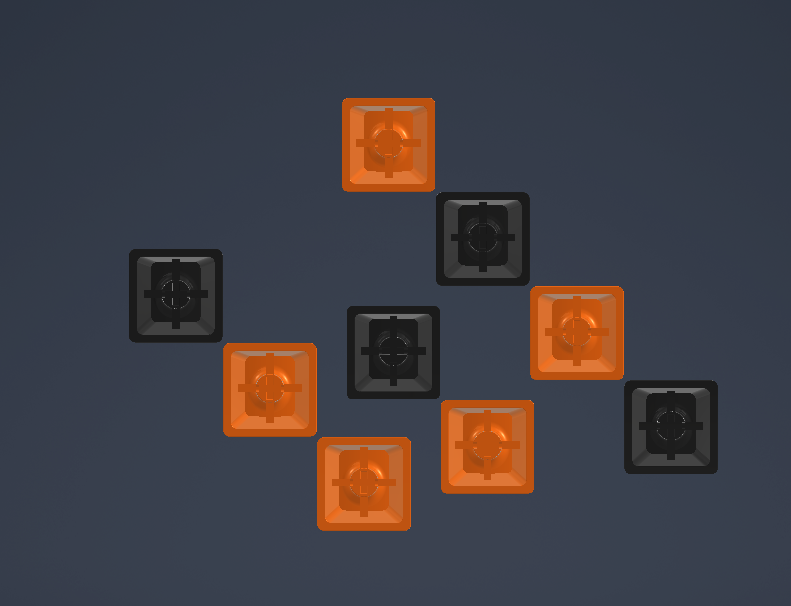 STL file CS GO Keycaps Ouetemu Blue Switch Mechanical Keyboard ⌨️・3D ...