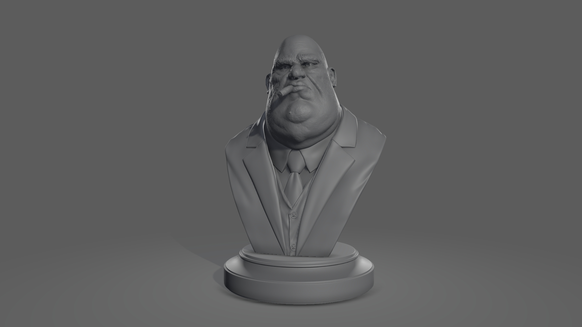 3D file Mafia Boss Variation C・3D printing idea to download・Cults