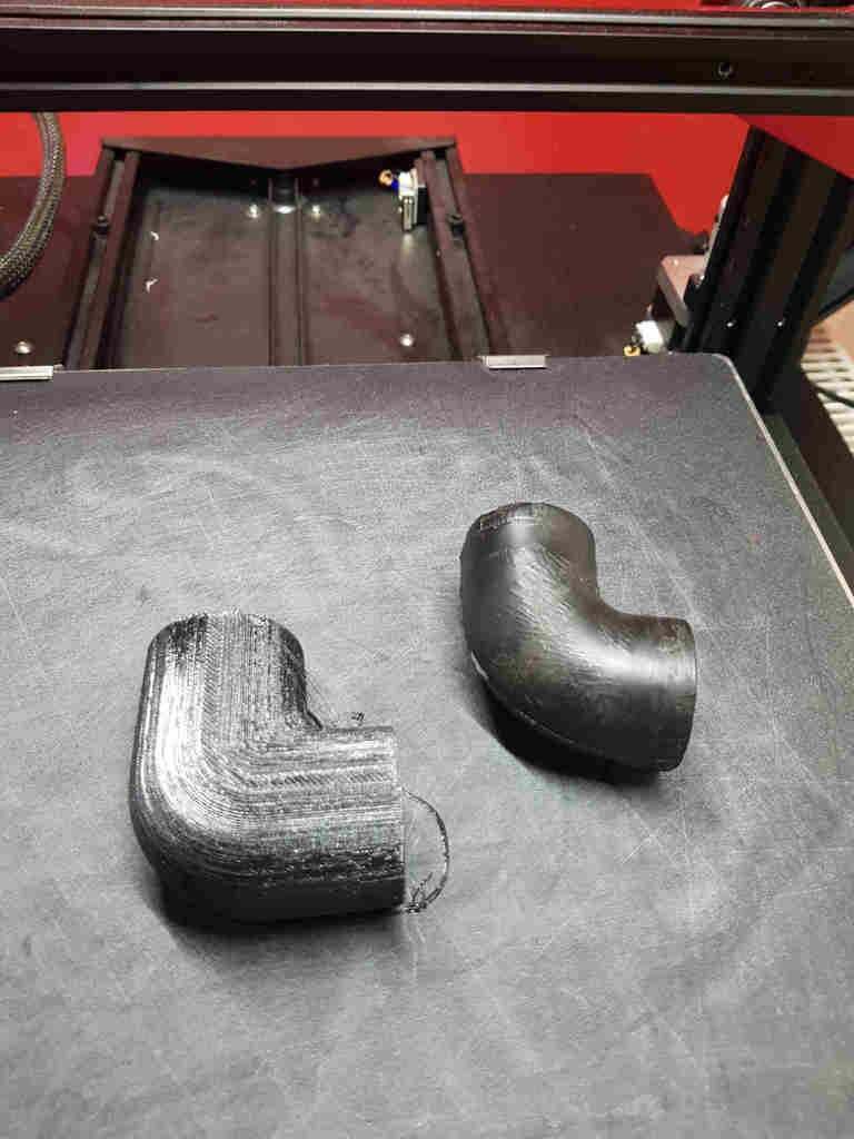 Free STL file Air filter pipe for motostandard T45・Object to download ...