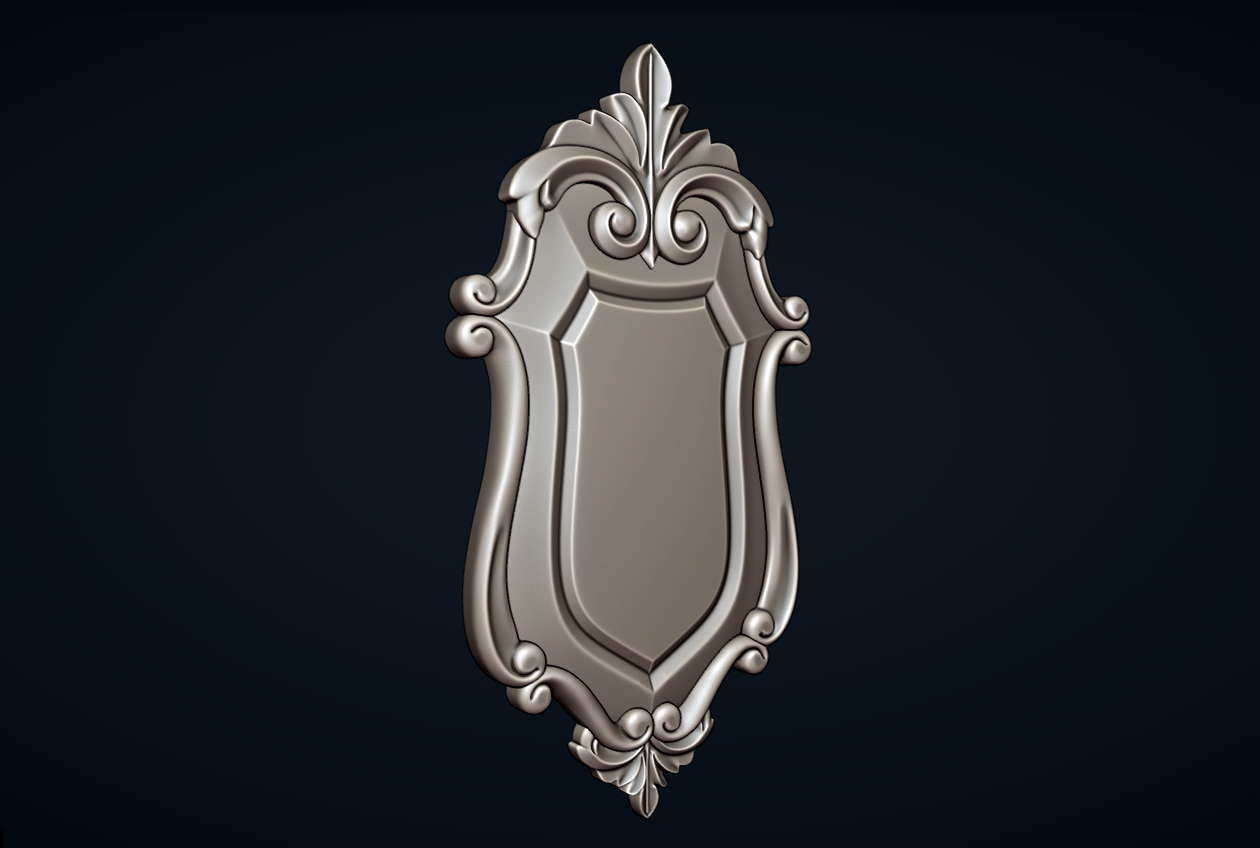 3D file Decorative Plaque - 3D STL Files for CNC・Model to download and ...