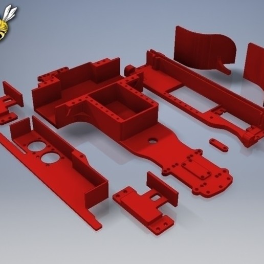 Download 3D printing templates TAMIYA XV-01 RC RALLY CAR kit ・ Cults