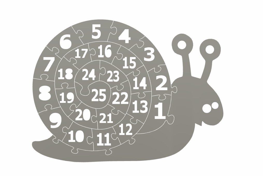 Free STL file Snail puzzle 🐌・3D printer design to download・Cults