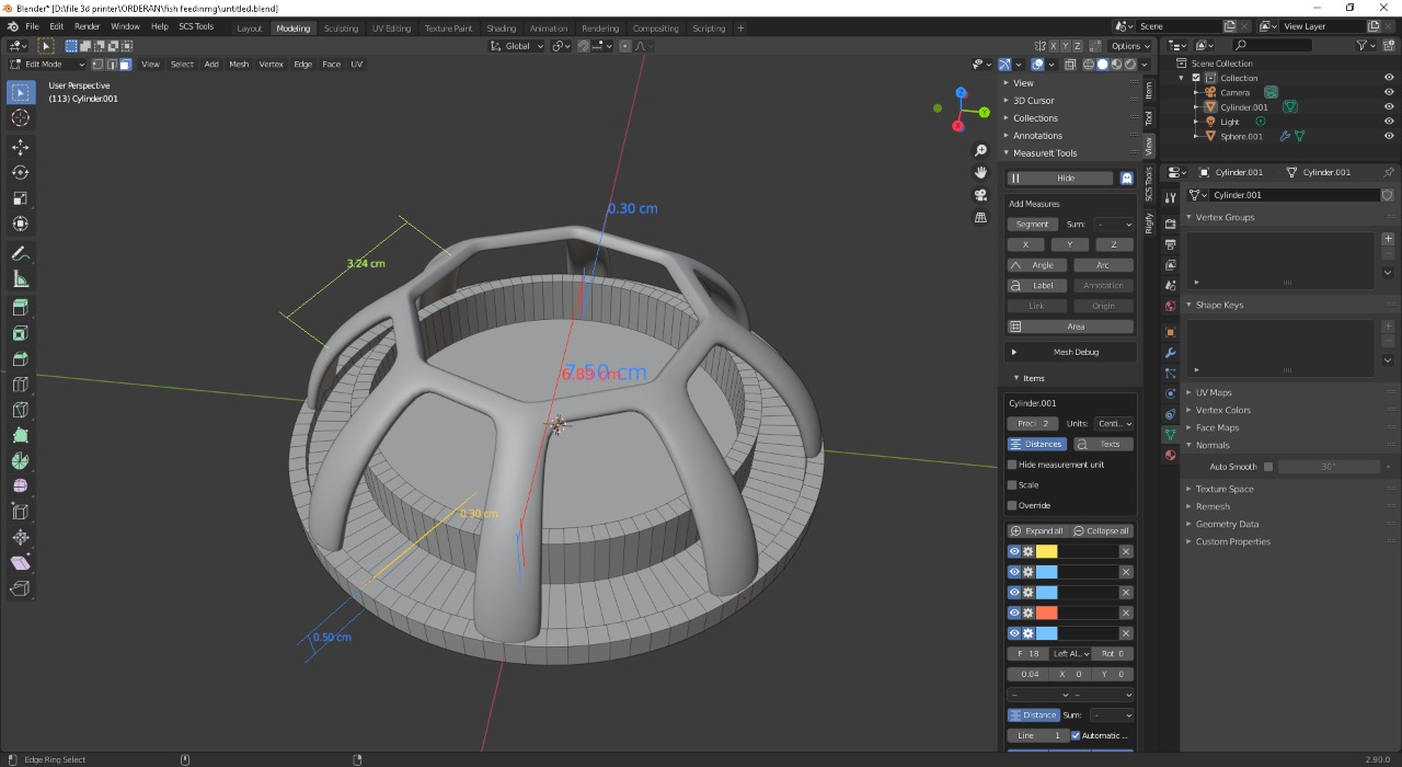 STL file fish feeder・3D printer design to download・Cults