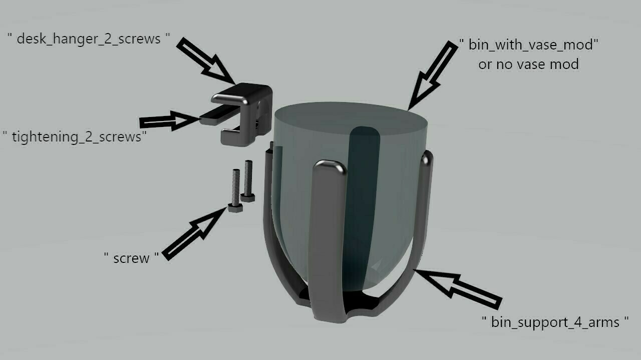 Free STL file Office Trash Can 🏢・3D print model to download・Cults