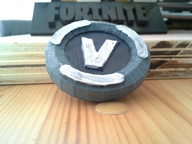 Archivo 3D gratis FORTNITE / V-bucks 🖨️・Diseño imprimible en 3D para ...