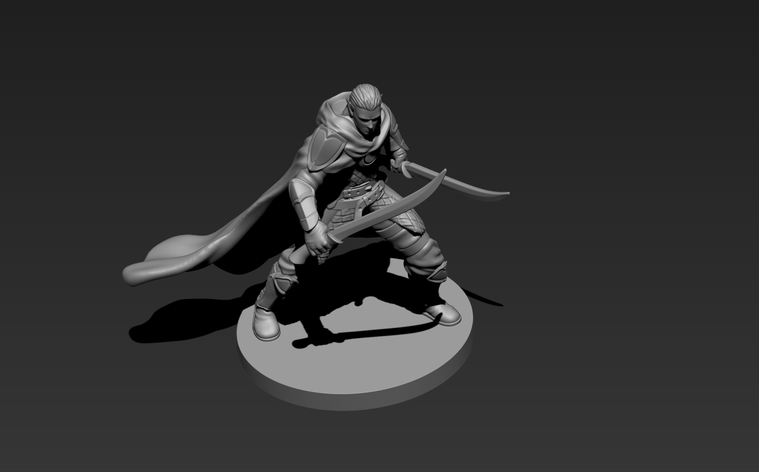 Archivo STL Elf Rogue Miniatura・Diseño de impresión en 3D para ...