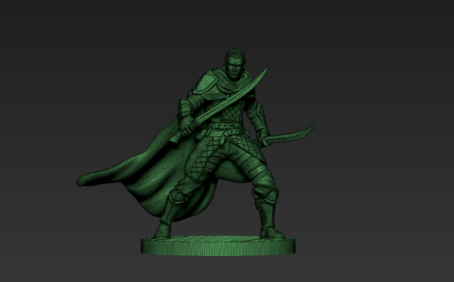 STL file Elf Rogue Miniature 🧝・3D printable design to download・Cults