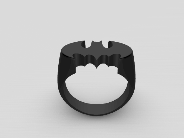 STL file Batman ring・3D printable design to download・Cults