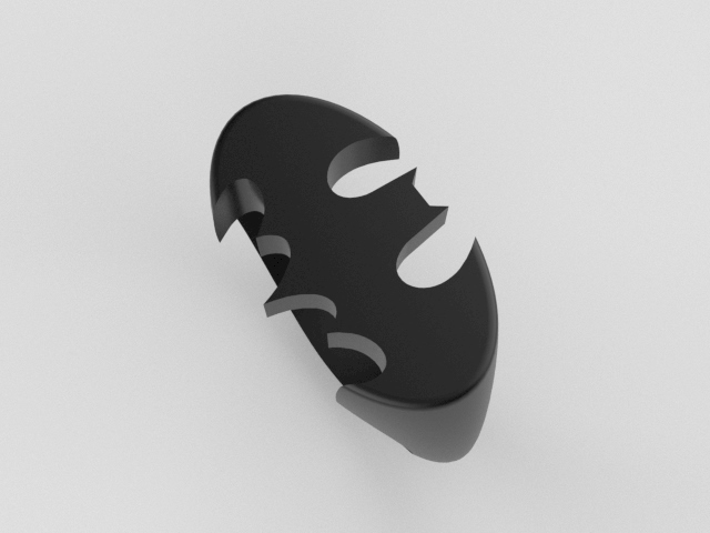 STL file Batman ring・3D printable design to download・Cults