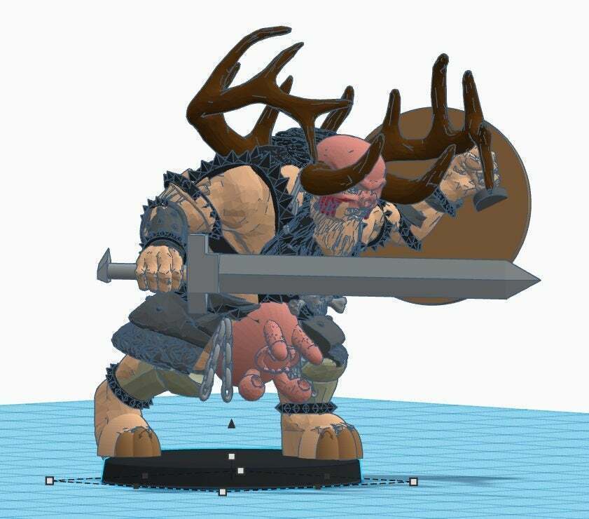 Free STL file Blothar: The Berserker - GWAR: Rumble In Antarctica・3D ...