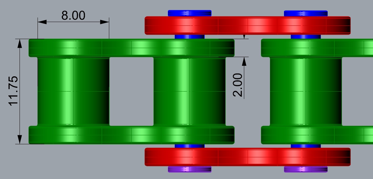 STL file HEAVY Motorcycle Link Chain 3D print model 🏍️・3D print design ...