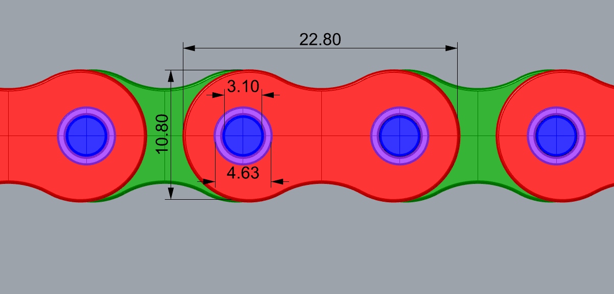 STL file HEAVY Motorcycle Link Chain 3D print model 🏍️・3D print design ...