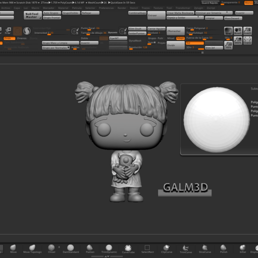 Descargar archivo STL FUNKO POP BOO DE MONSTER INC • Objeto para ...