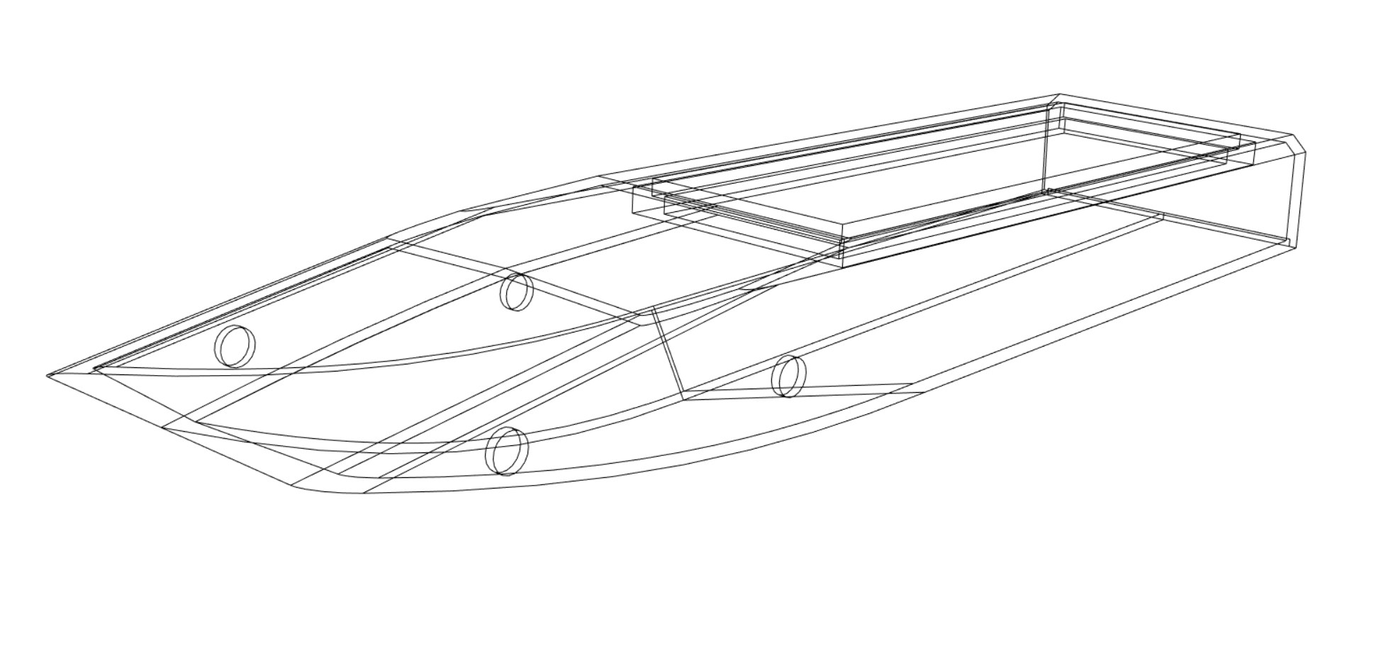 STL file RC Speedboat Hydroplane・3D printing design to download・Cults