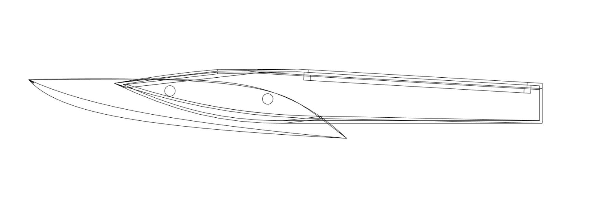 STL file RC Speedboat Hydroplane 🚤・3D printing design to download・Cults