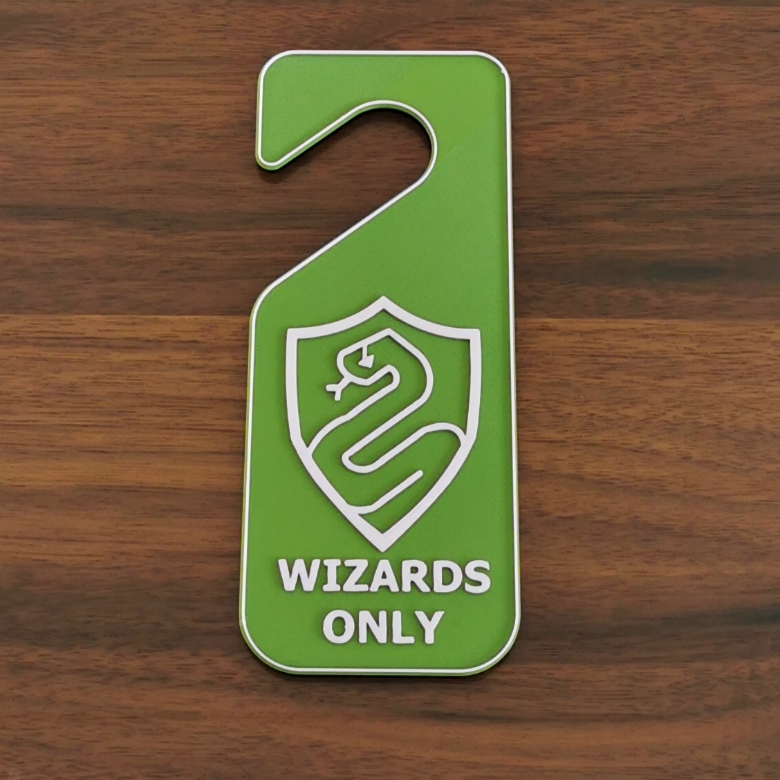 Free STL file Harry Potter door sign - Slytherin・Object to download and ...