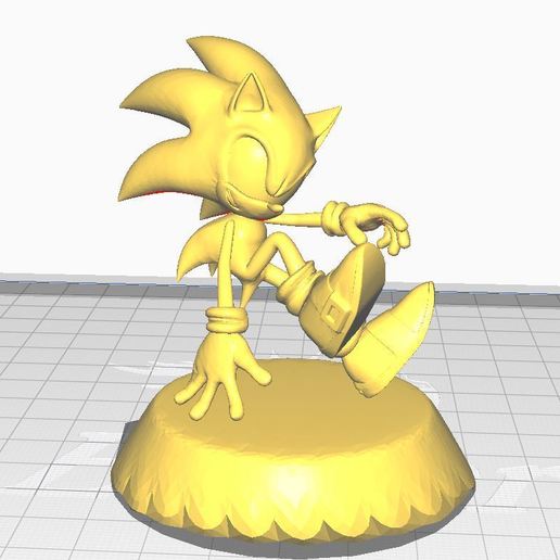 Download free STL file Sonic statue • 3D printing model ・ Cults