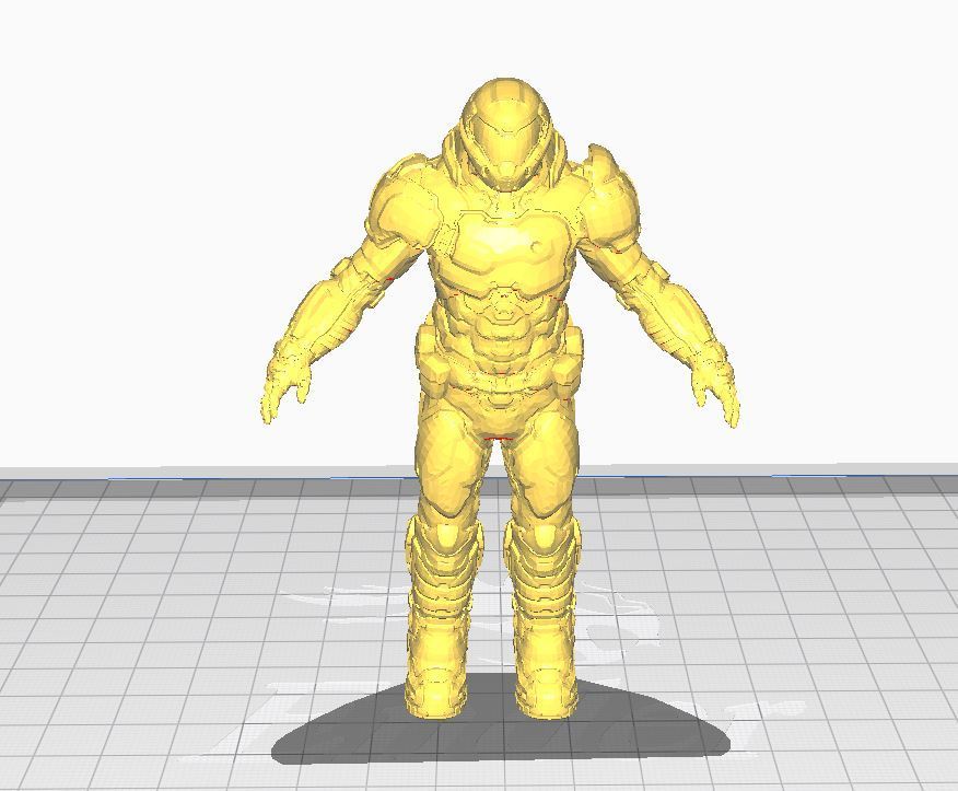 Free STL file DOOM MARINE 2016 🎲・Object to download and to 3D print・Cults