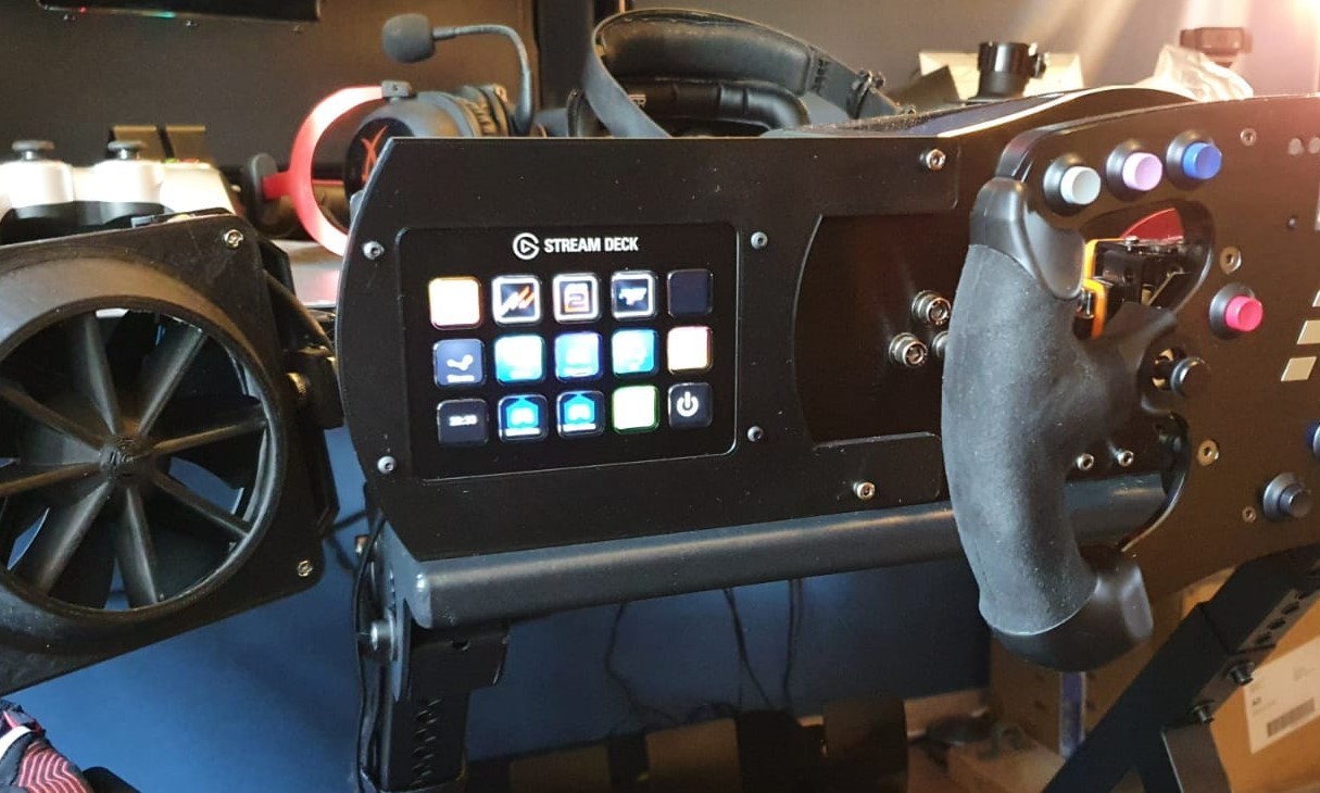 Free STL file Stream Deck mount Fanatec CSW V2.5・3D print model to ...