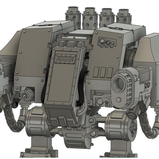 Download free STL file Dreadful Walking Sarcophagus Builder: Alpha 2 ...