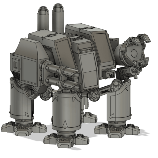 Download free STL file Dreadful Walking Sarcophagus Builder: Alpha 2 ...