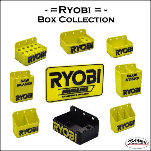 Download STL file RYOBI box collection • 3D print template ・ Cults