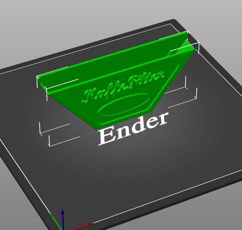 Free STL file Coffee filter holder 1x4・3D printable model to download・Cults