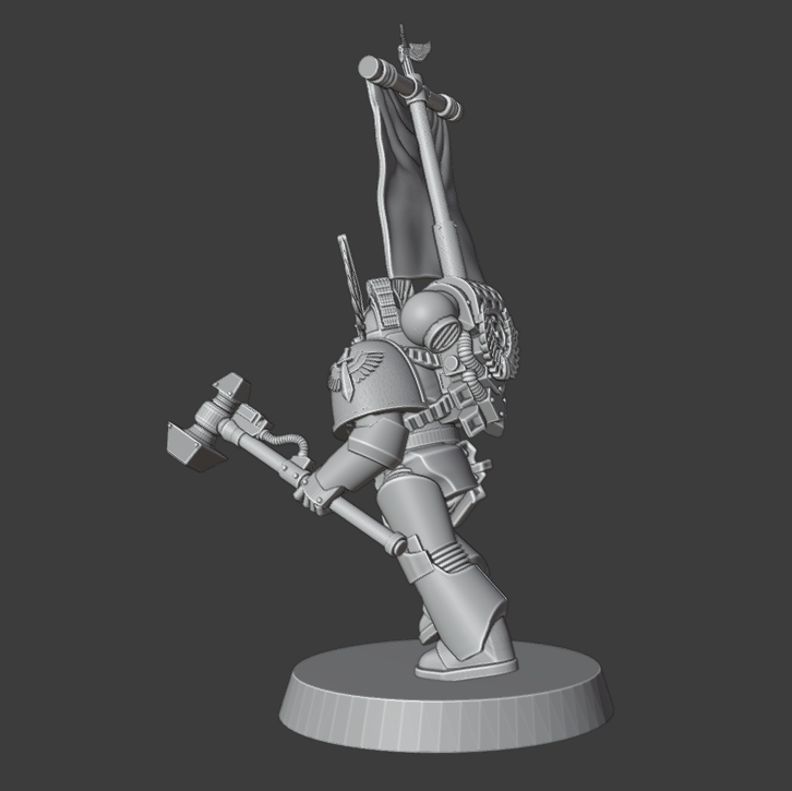 Free STL file Tenebricosus Angelus Serviens 🎲・3D print model to ...