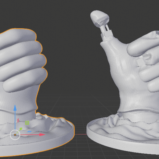 Download free STL file Terminator thumbs up • 3D printable template ・ Cults