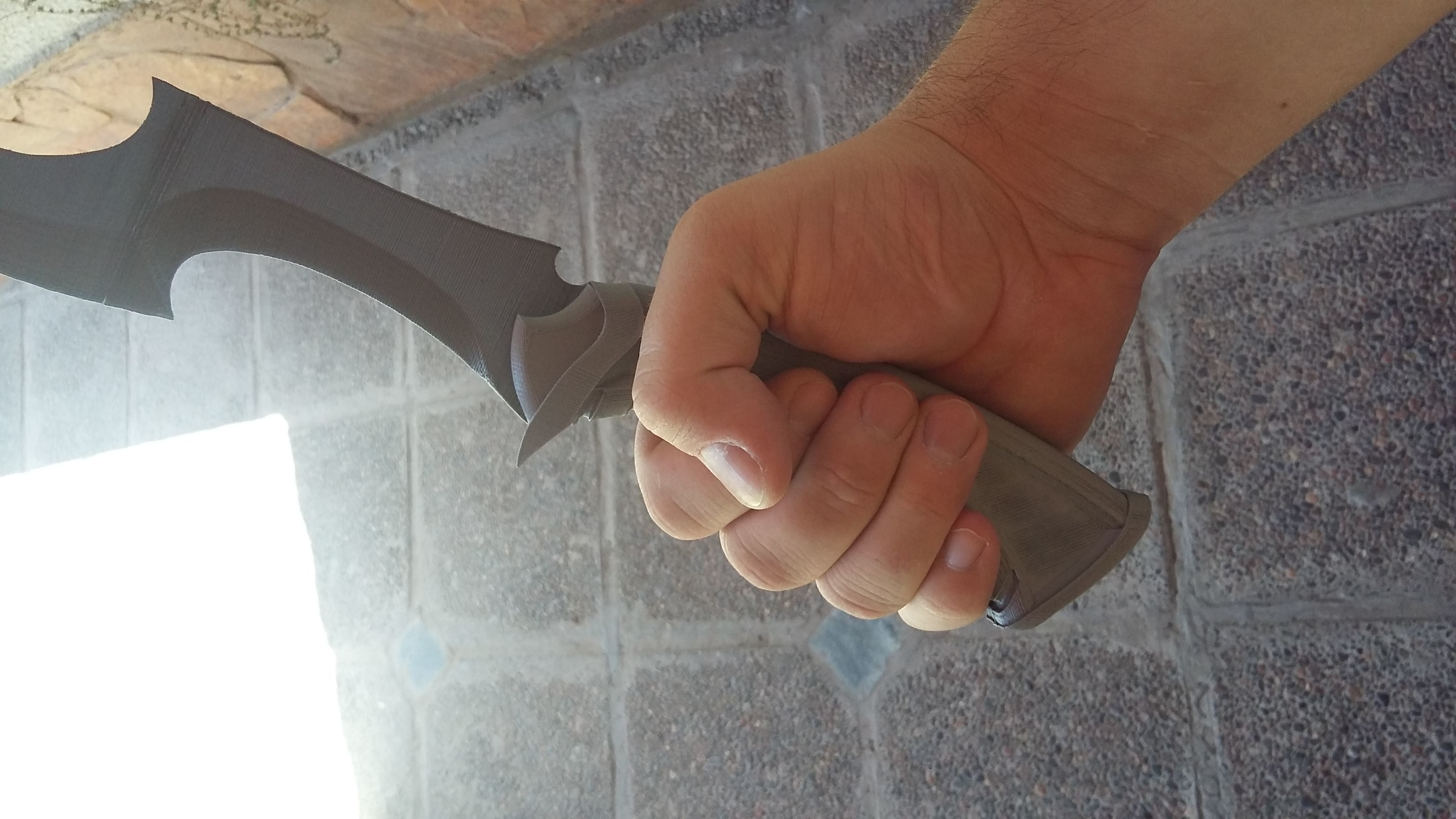 3D file khopesh. egyptian weapon・3D printable design to download・Cults