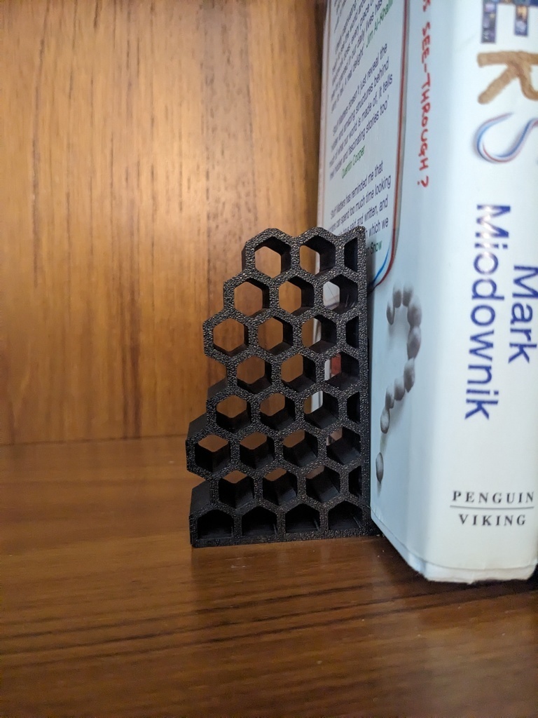 Free STL file Hex Bookend・3D printer model to download・Cults