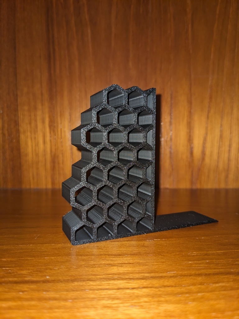 Free STL file Hex Bookend・3D printer model to download・Cults