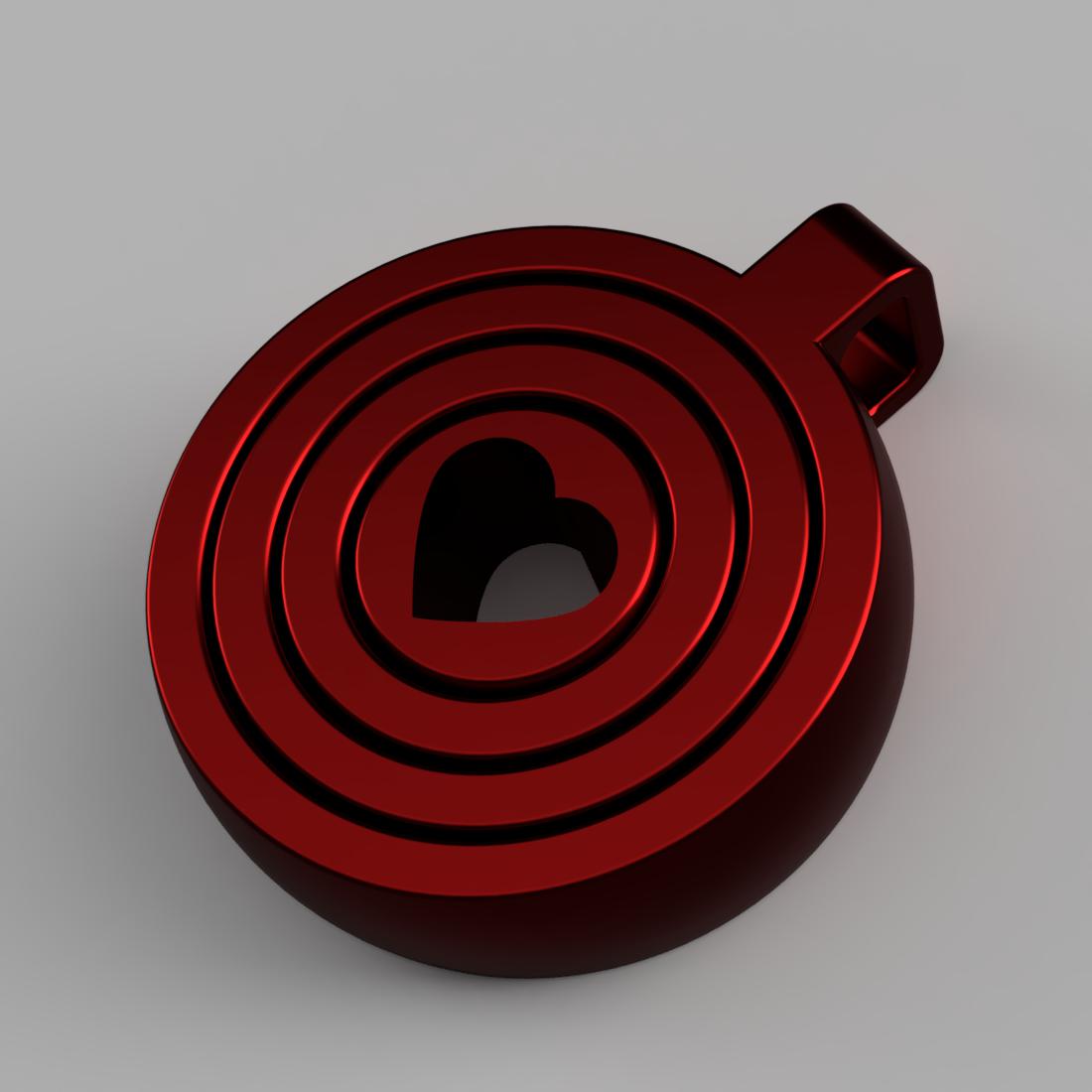 STL file Love Gyroscopic Fidget Keychain - Print in Place・3D printable ...