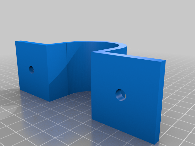 Free 3D file 40mm pipe clamp・3D printer design to download・Cults