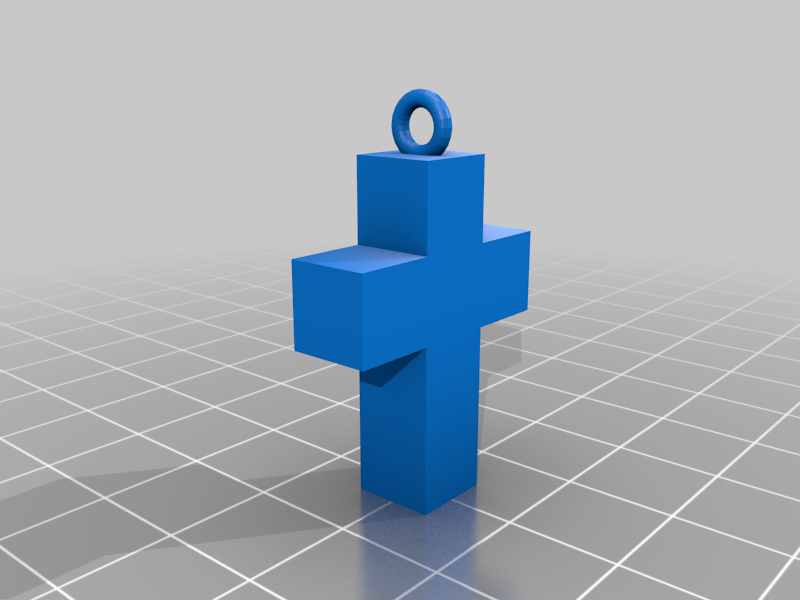Free 3D file Cross Pendant or Christmas Ornament・3D print object to ...