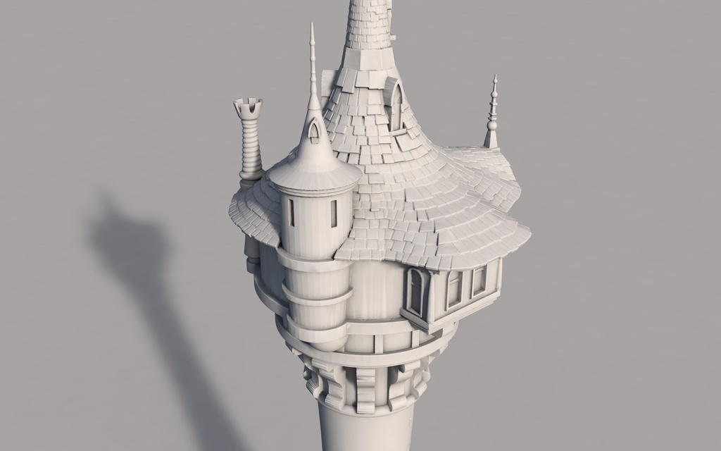 Free 3D file Tangled Tower 🏰・3D printing template to download・Cults