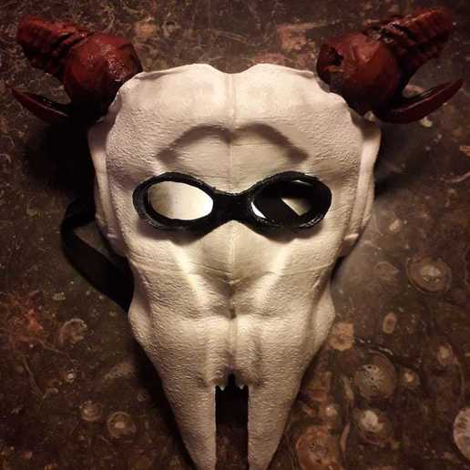 Download STL file Vulcan Joseph Mask Cosplay Fire Force Anime • 3D ...