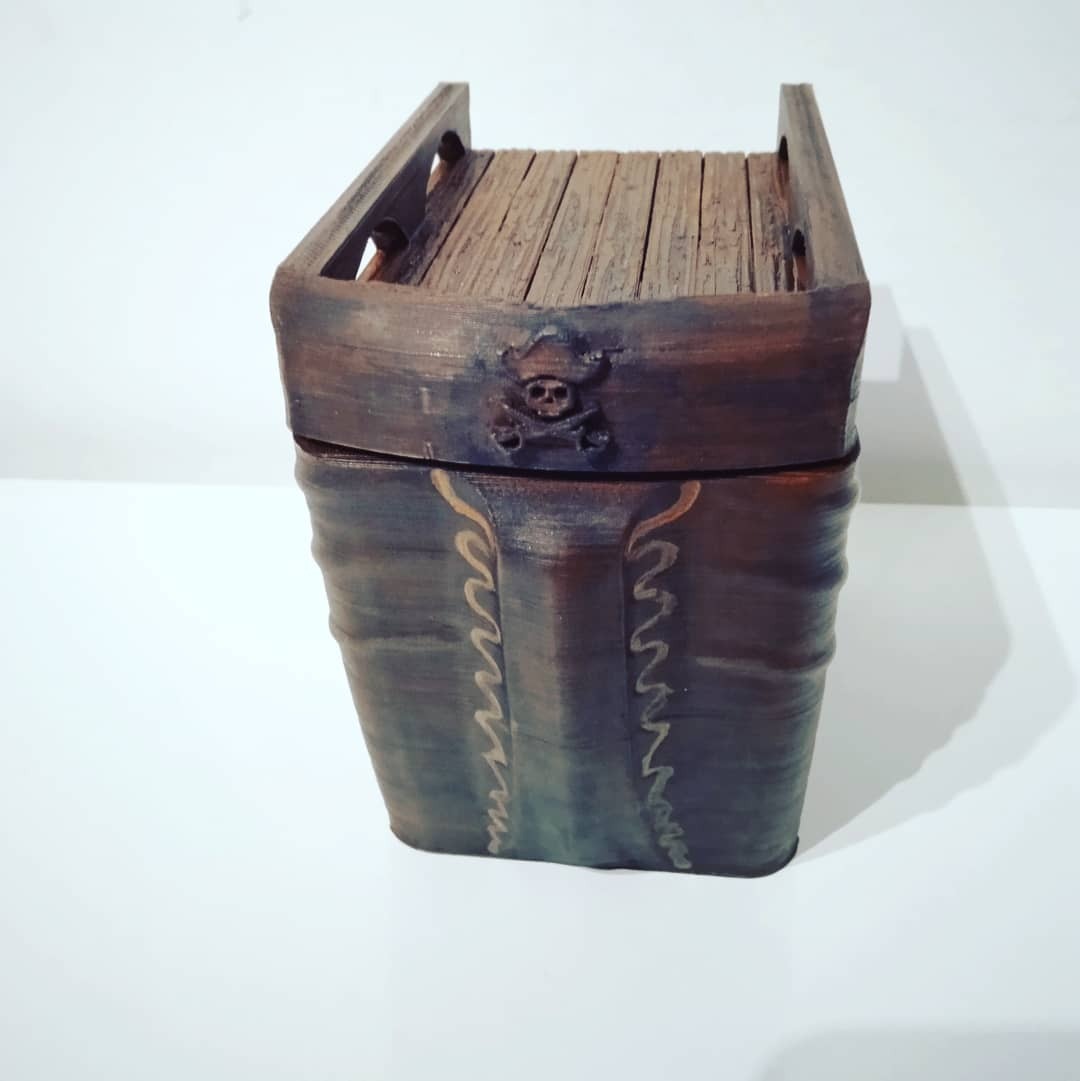 STL file PIRATE DECKBOX MTG MAGIC THE GATHERING - Commander box deck ...