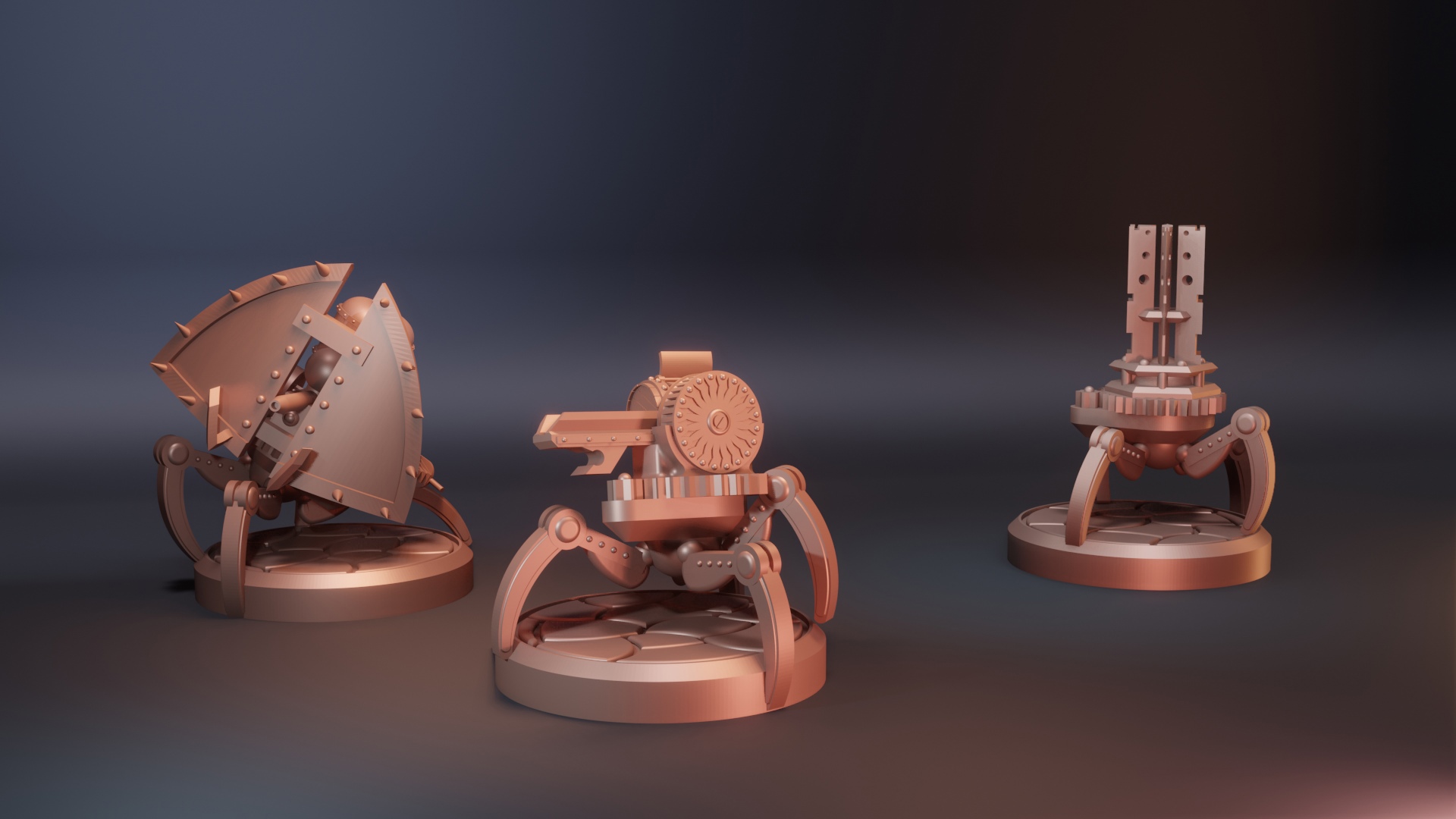 STL file Artificer DND turret pack (Eldritch Cannon)・3D printing idea ...