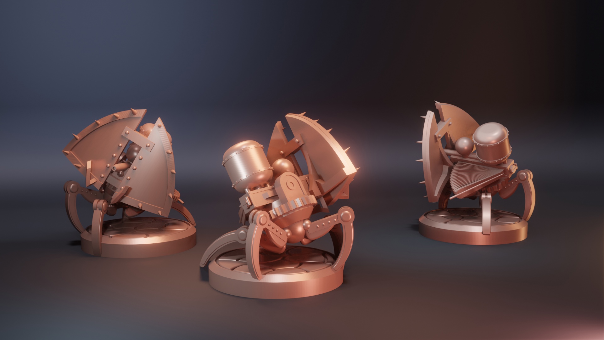 STL file Artificer DND turret pack (Eldritch Cannon)・3D printing idea ...