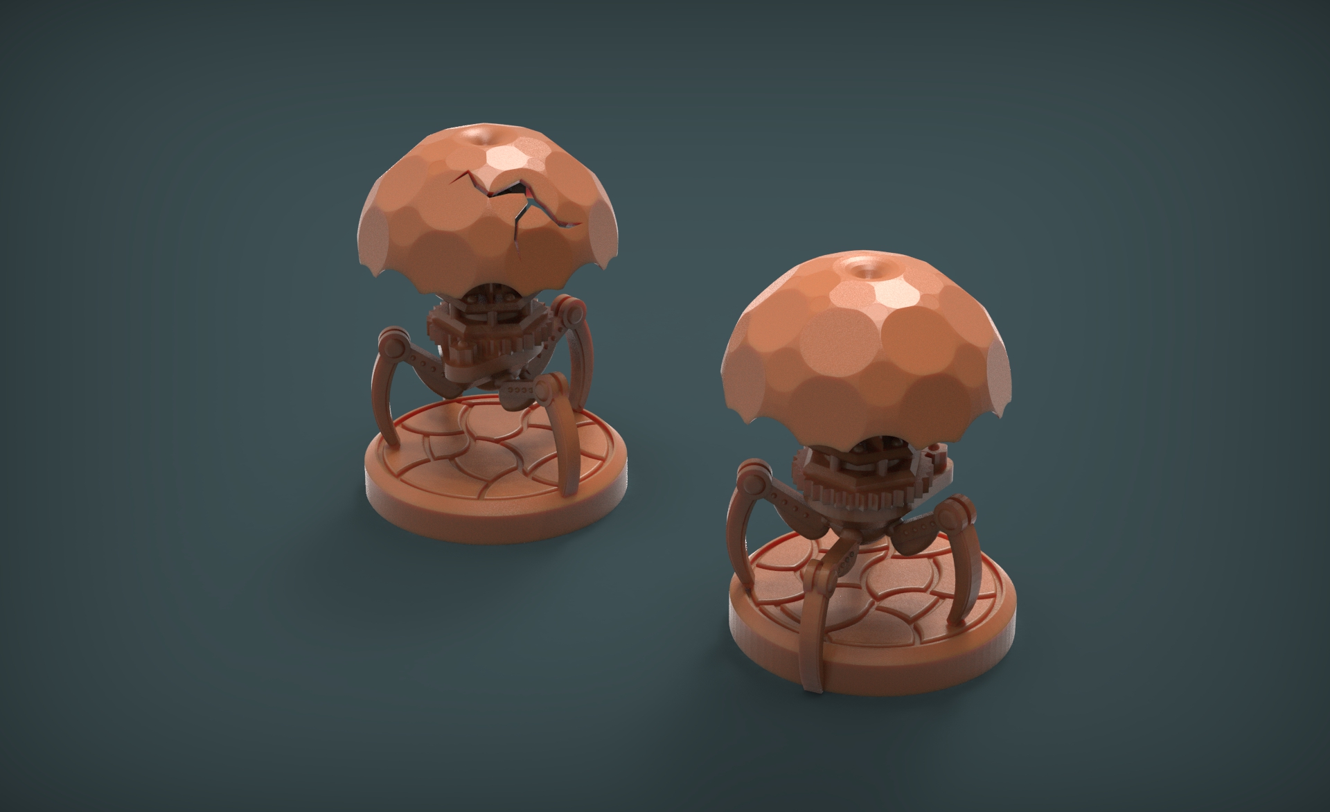 STL file Artificer DND turret pack (Eldritch Cannon)・3D printing idea ...