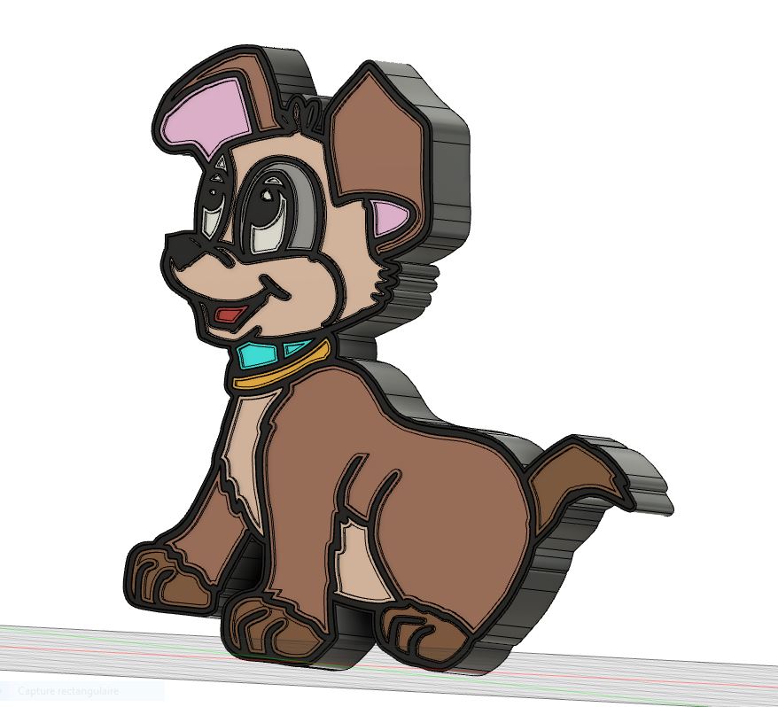 STL file LAMP SMALL DOG PUPPY 🔦・3D printer model to download・Cults