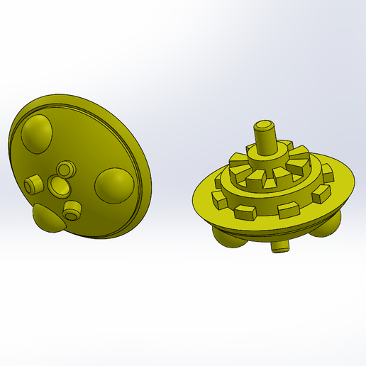 Download STL file Warhammer Tau Drones • 3D printable template ・ Cults