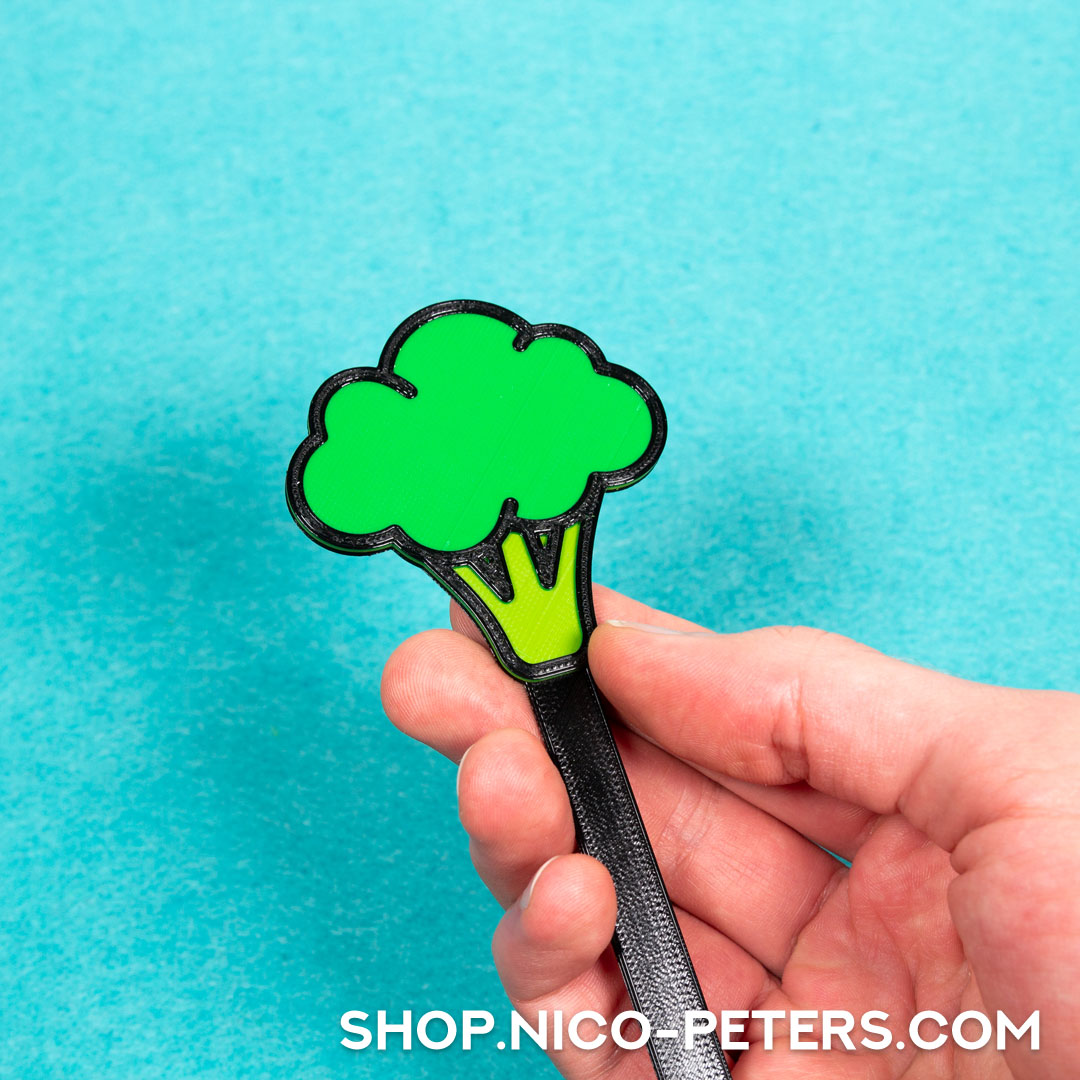 STL file Plant sign Broccoli - Garden・3D printer model to download・Cults