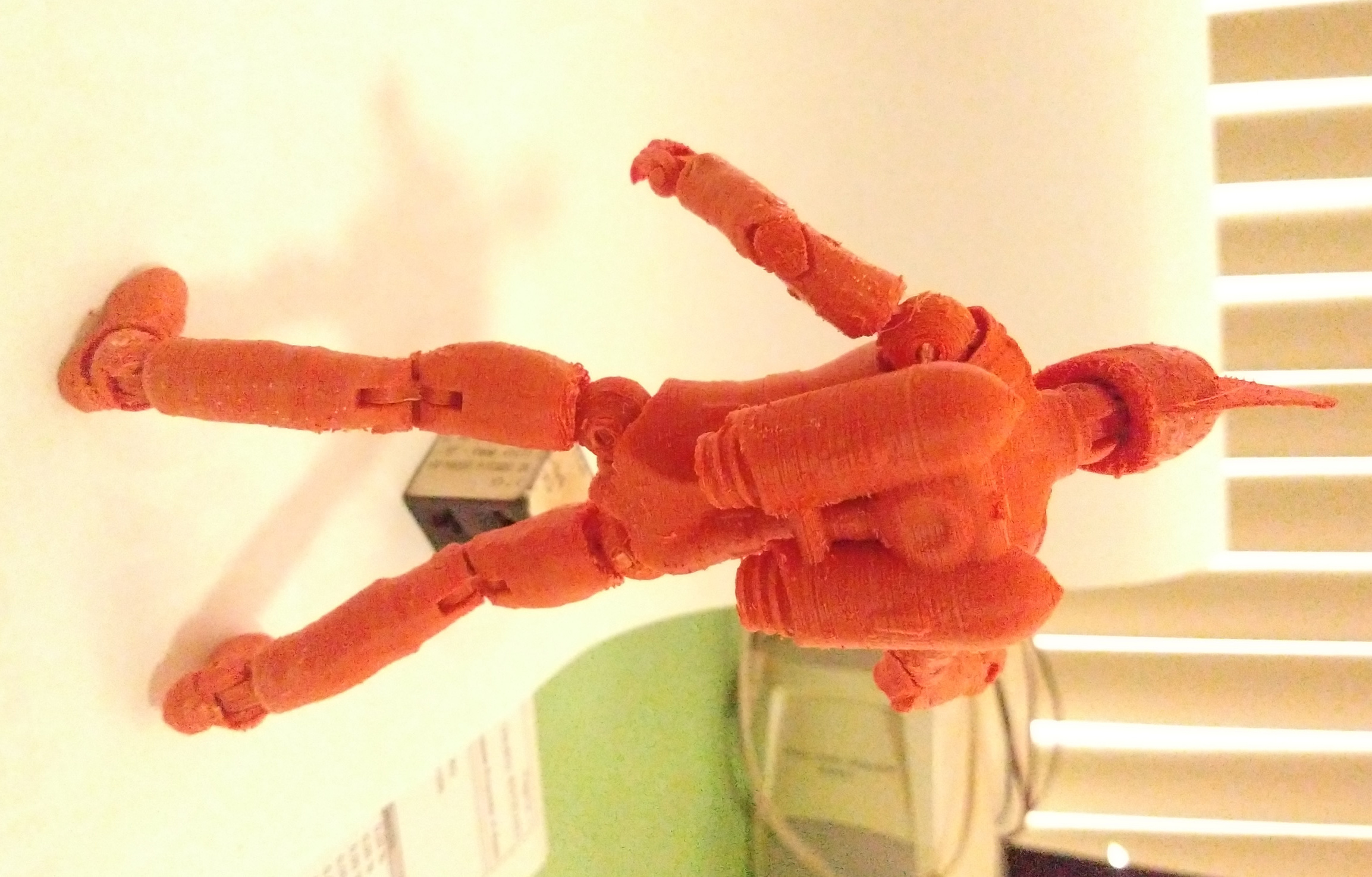 3D file Rocketeer articulated action poseable figure 3D print model 💪 ...