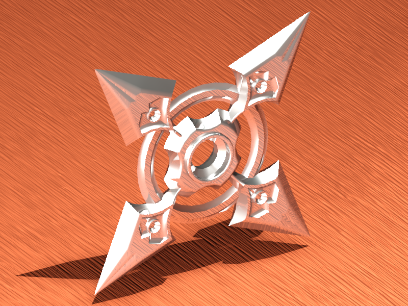 Free STL file HEAVY SHURIKEN・3D printable object to download・Cults