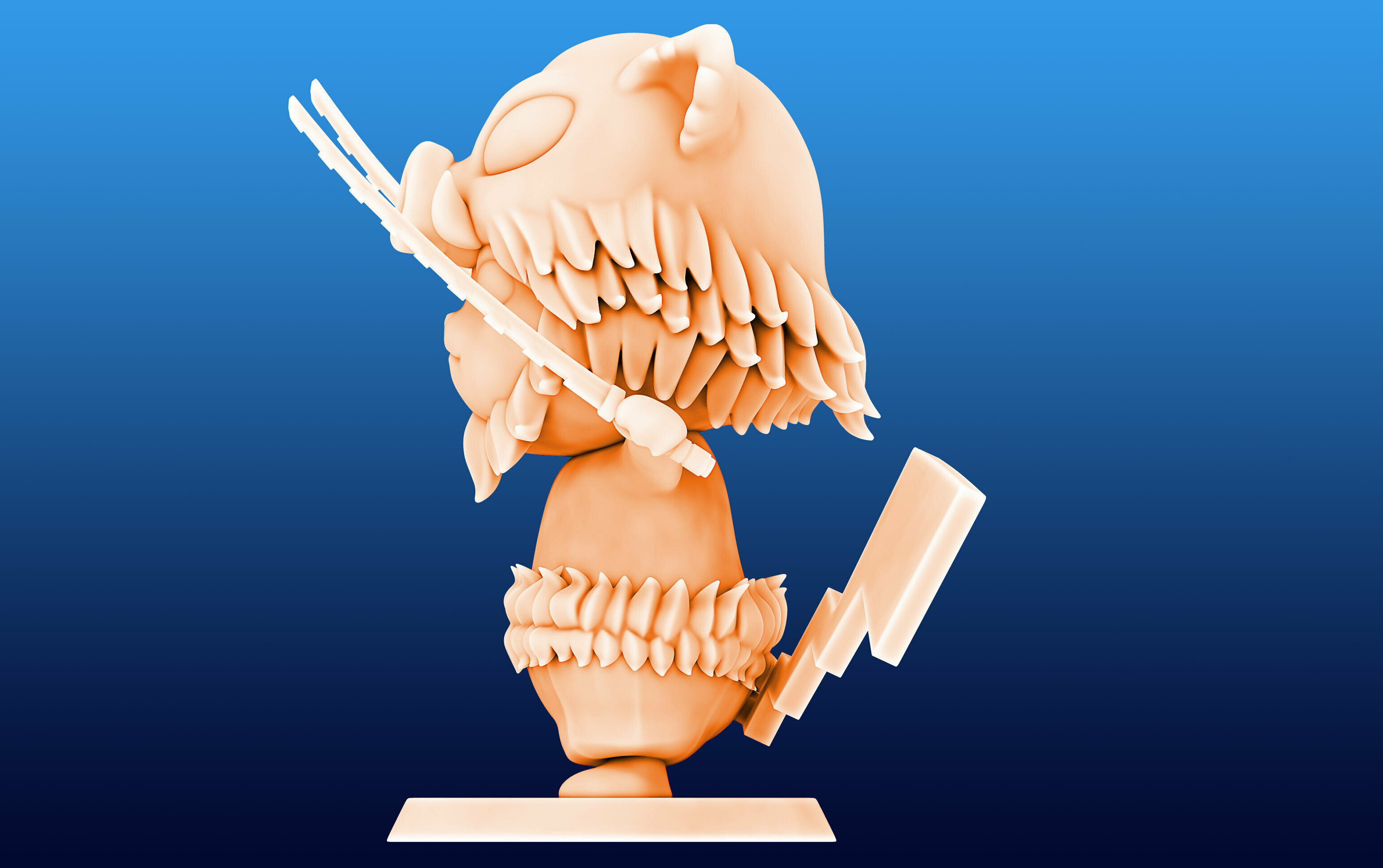 STL file Pikachu Inozuke Cosplay 3D print model 🐉・Template to download ...