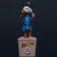 Download STL file Uncle Scrooge Fan Art • 3D printable template ・ Cults